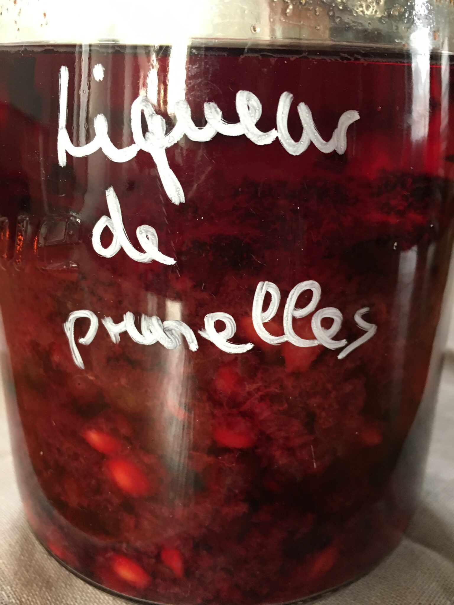 Recette Liqueur De Prunelles